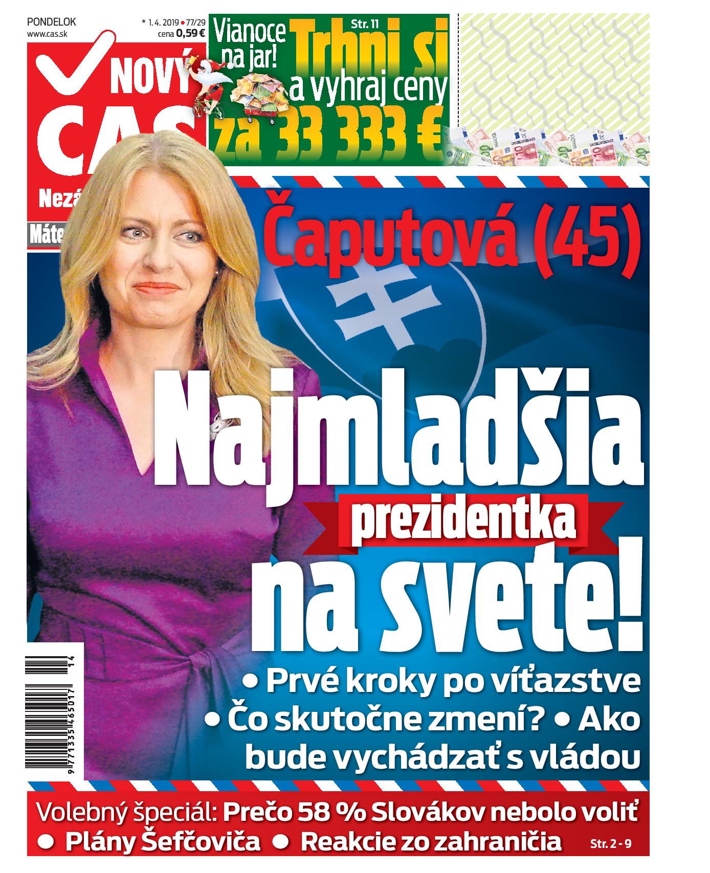 Predplatné novín - Nový Čas.